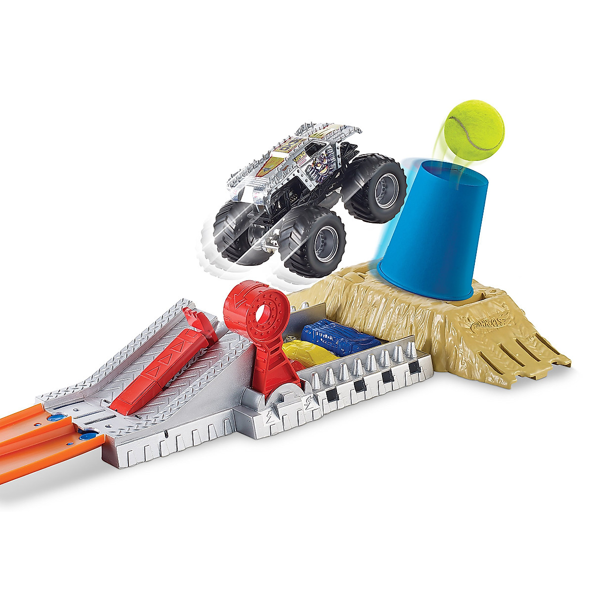 Hot Wheels Monster Jam Front Flip Takedown Playset