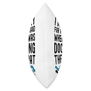 Gifts for boaters I'm Sorry for What I Said When i was Docking The Boat Funny Throw Pillow, 16x16, Multicolor