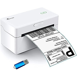 Shipping Label Printer, 180mm/s Thermal Label Printer, 4x6 USB Label Printer for Small Business Compatible with Amazon, Ebay, Shopify, Etsy, USPS, FedEx, Barcode Printer Support Windows/Mac/Linux