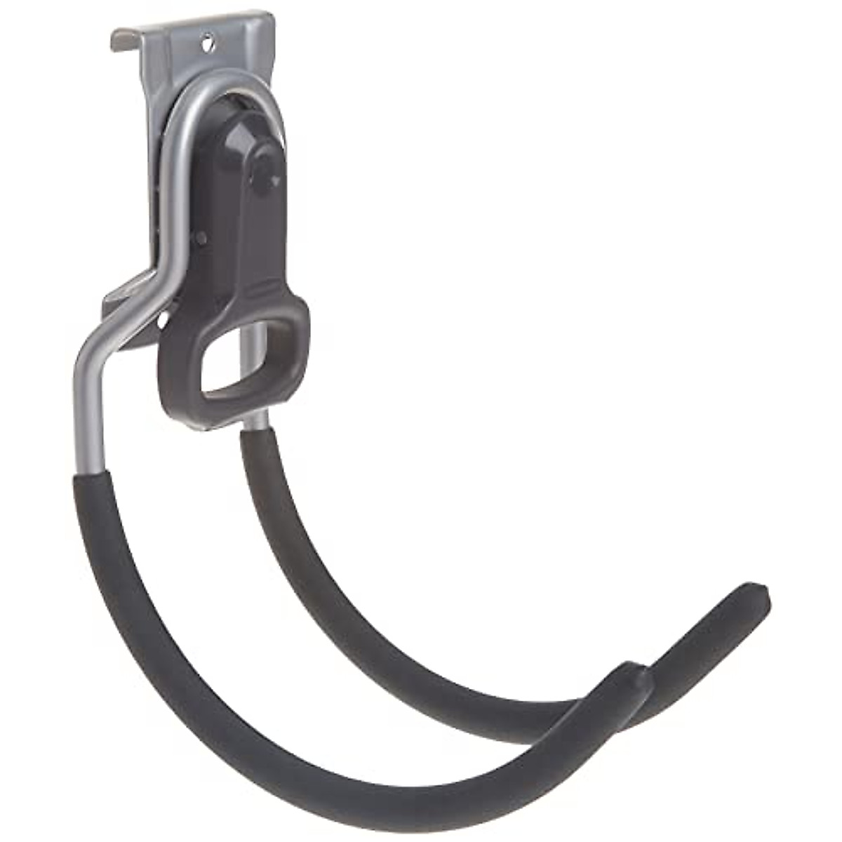 Rubbermaid FastTrack Utility Hook, Garage Organization Wall Hanger, Tool Hanger, Wall Mount and Heavy Duty Tool Hanger, Black