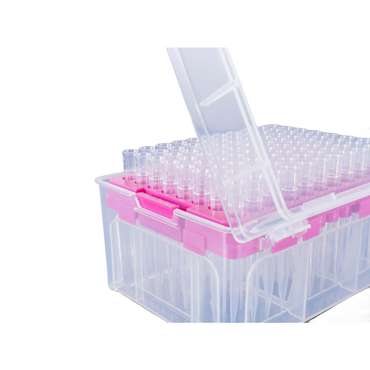 A-GEN 100uL Filter Racked Universal Pipette Tips, Clear, Gamma Sterile, DNase/RNase Free,Non-Pyrogenic (1 Rack of 96 Filter Tips, 100uL)