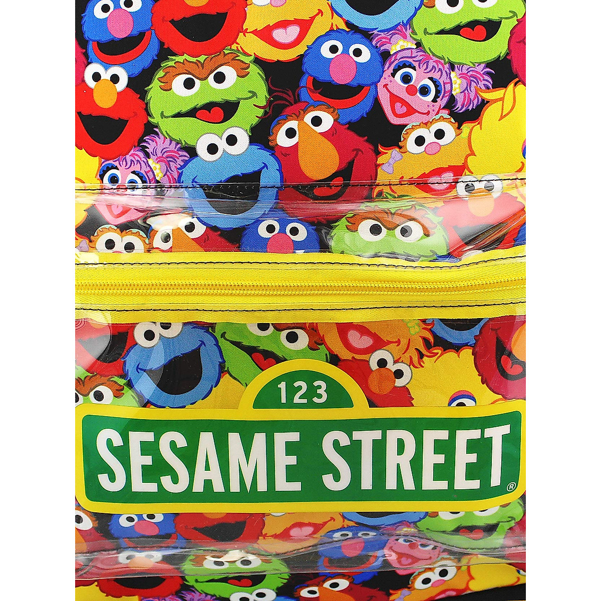 Sesame Street Gang Elmo Boys Girls Toddler 16 inch School Backpack (One Size, Multicolor)