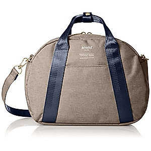 anello(アネロ) Mini Boston Shoulder Bag, Biege