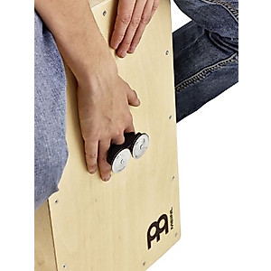 Meinl Percussion FJS1S-BK Steel Finger Jingles