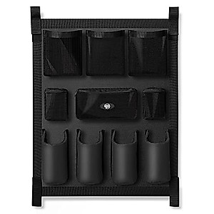 SmithBuilt Trailer Grooming Bag - Black, Short Hanging Door Caddy for Horses
