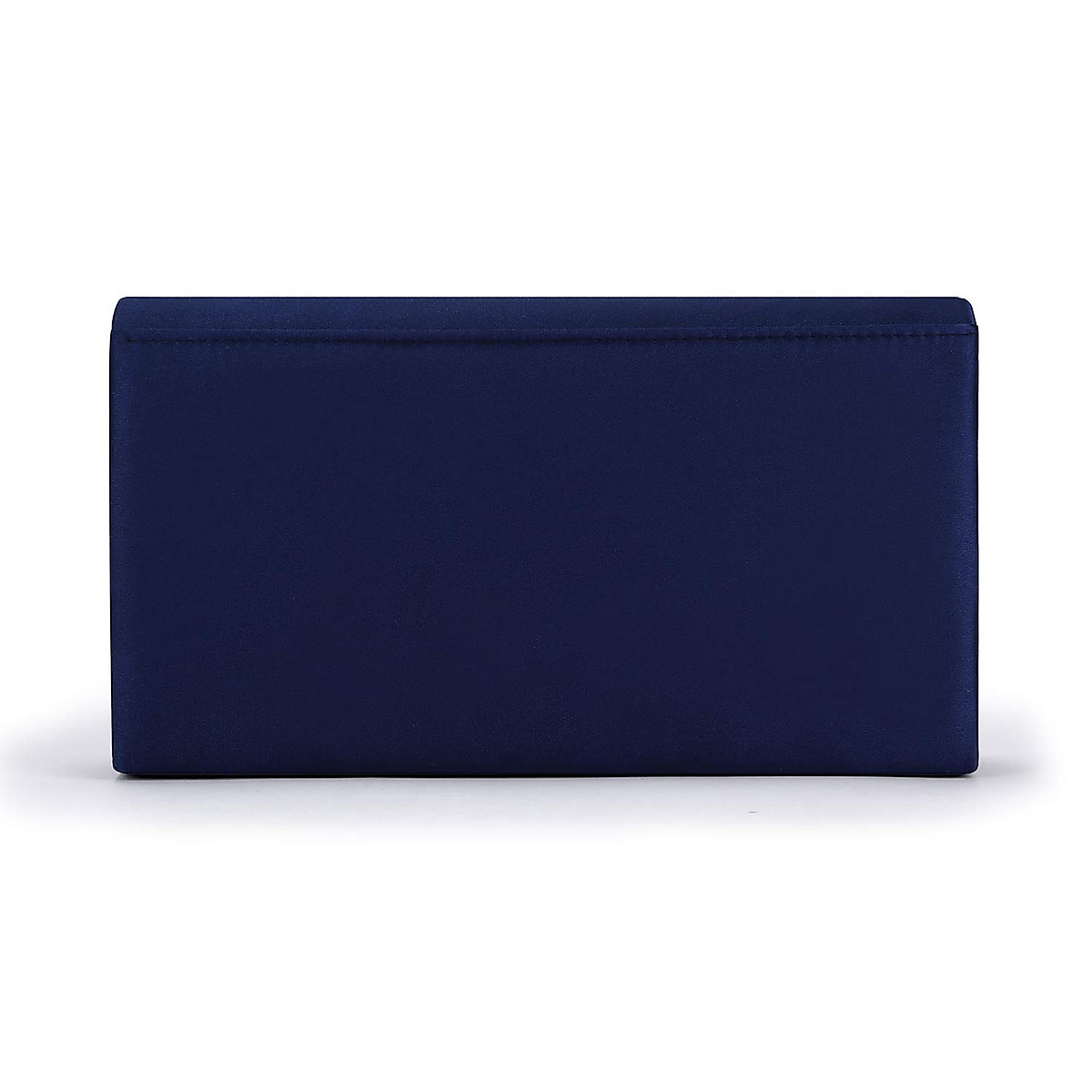 Mulian LilY M052 Satin Rhinestones Evening Bags Party Bridal Clutch Purse For Women Prom Clutch Navy