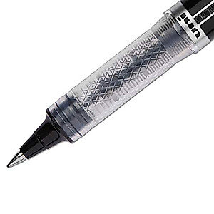 Uni-Ball Vision Elite Stick Micro Point, Airplane-Safe, Rollerball Pens, Black Ink, 0.5mm, 6 Pack