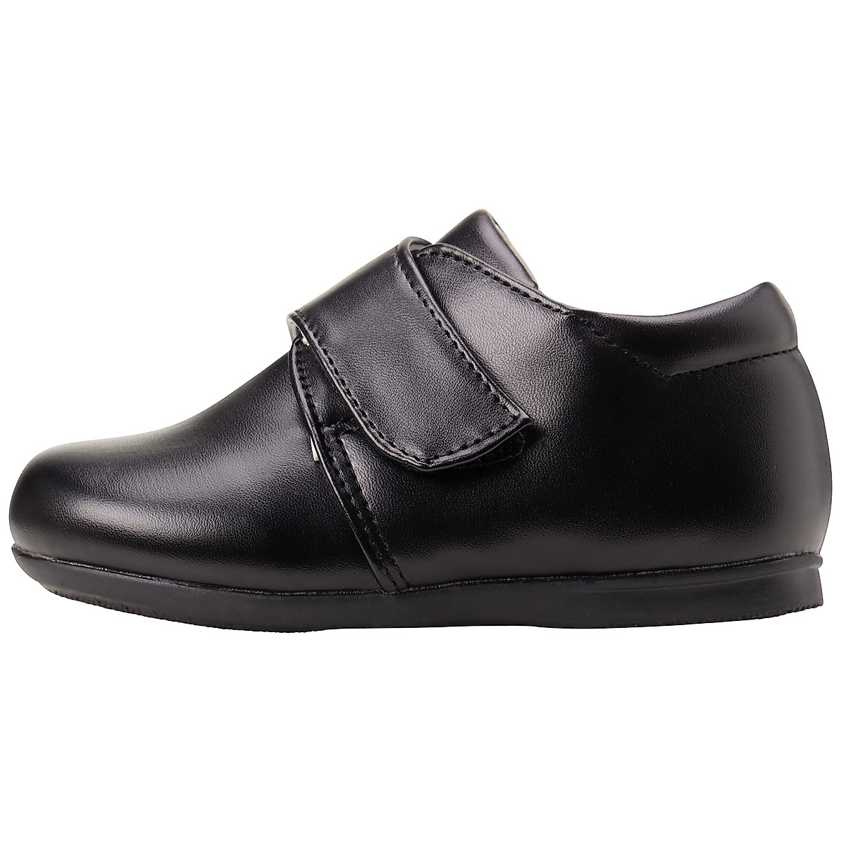 Josmo Boy's Walking Dress Shoe (Infant, Toddler), Size 6 Toddler, Black Strap