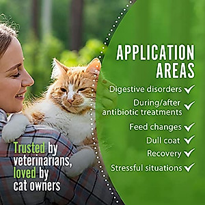 NutraVital - Biotic for Cats, Cat Probiotic and Prebiotic Supplement, Cat Essentials for Indoor Cats & Outdoor, Cat Supplements for Digestive & Immune System Support, Cat Probiotic Powder, 40 g