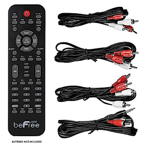 beFree Sound 5.1 Channel Bluetooth Surround Sound Speaker System in Black