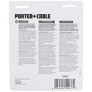 PORTER-CABLE 4-1/2-Inch Circular Saw Blade, Plywood Cutting, 120-Tooth (12057)