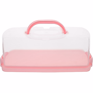 CALLARON Food Containers Cupcake Boxes Cake Carrier Plastic Cake Keeper Cake Containers with Dome Lids Cake Saver with Locking Lid for Cupcake Bread Food Containers Cupcake Boxes
