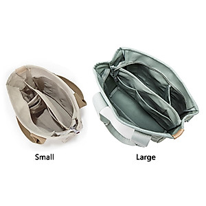 Small Tote Bag with Zipper Tote Bag for Women Canvas Crossbody Bag Shoulder Bag Satchel Hobo Bag Gifts for Women