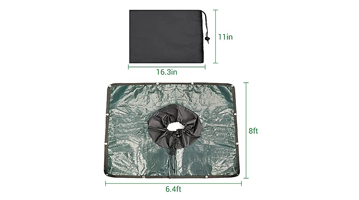Pruning Tarp: Adjustable, Durable & Portable for Garden