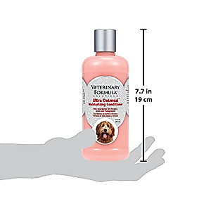 Veterinary Formula Solutions Ultra Oatmeal Moisturizing Conditioner for Dogs, 17 oz – with Colloidal Oatmeal and Jojoba – Leaves Coat Soft, Shiny, Hydrated, Strong – Long-Lasting Fragrance (FG01250)