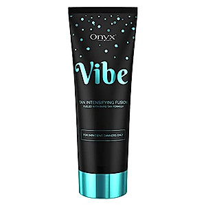 Onyx Vibe Advanced Indoor Tanning Accelerator – Elevate Your Tanning Experience and Achieve a Perfect, Naturally Radiant Sun-Kissed Tan with Zero Bronzer for a Flawless Finish
