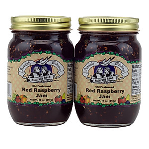 Amish Wedding Red Raspberry Jam 18oz (Pack of 2)