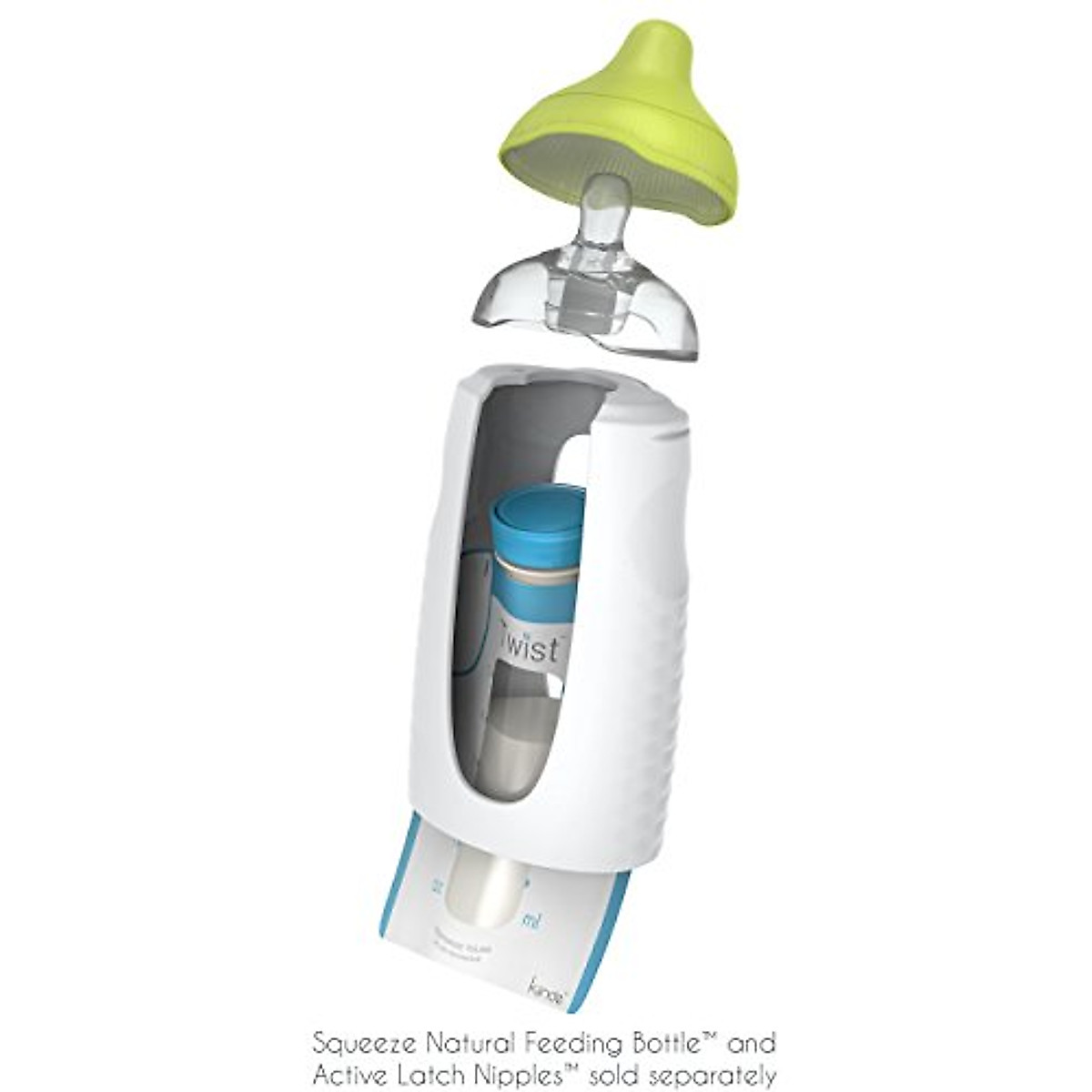 Kiinde Twist Pouch Direct-Pump Direct-Feed Twist Cap Breast Milk Storage Bags for Pumping, Freezing, Heating and Feeding, Pre-Sterilized, 6 Ounce, Pack of 40