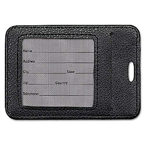 Chat Noir (Black Cat) - Luggage ID Tags - Suitcase Identification Cards - Set of 2