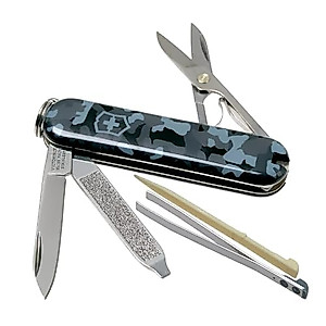Victorinox 0.6223.942-X2 Classic Sd Navy Camo 58mm The Compact Tool for a Pre-Meeting Manicure or Trimming Loose Thread in Navy Camo 2.3 inches