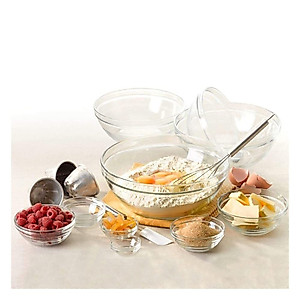 Duralex - Lys Stackable Clear Bowl 10,5 cm (4 1/8 in) Set Of 6