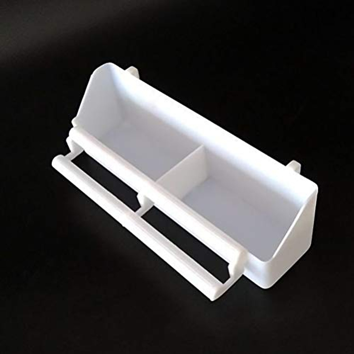 POPETPOP 6 Pcs Bird Feeder - Bird Cage Double Plastic Seed Water Feeder Cups Food Dish Caged Bird Feeder Bird Cage Accessories