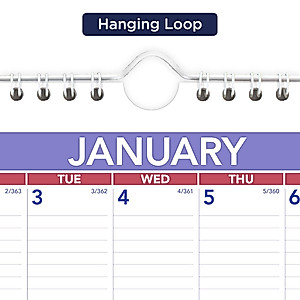 AT-A-GLANCE 2023 Wall & Desk Calendar, 8-1/2" x 11", Small, Unruled Blocks, Spiral Bound, Monthly (PM17028)