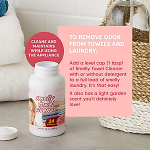 Smelly Washer & Towel Cleaner, 24 Treatments