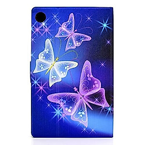 Compatible with/Replacement for Tablet PC Samsung Galaxy Tab A8 10.5 inch 2021 SM-X200/X205/X207 PU Leather Flip Cover Stand Wallet Case XXDY3(2)