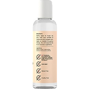 Horbäach Fractionated Coconut Oil | 4 fl oz | Liquid Moisturizing Oil for Skin | Free of Parabens, SLS & Fragrances | Coera