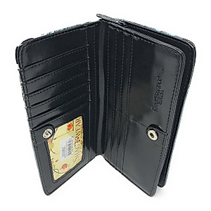 Shag Wear Horse Portrait Large Animal Wallet for Women and Teen Girls Vegan Faux Leather 7"