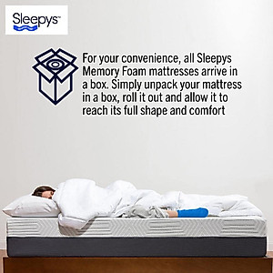 Sleepy's by Mattress Firm | Memory Foam Doze RV Mattress | Queen Size 60" x 75" | 10" Medium Comfort | Pressure Relief | Eco Friendly