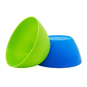 Plastic Dinnerware set, Unbreakable and Reusable Plastic Plate, Bowl and Tumbler | set of 18 Multicolor