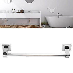MISNODE Towel Bar Simple Modern Stainless Steel Retractable Towel Rack Kitchen Bathroom Hardware Wall Mounted Towel Rail Hanger for Bathroom Kitchen