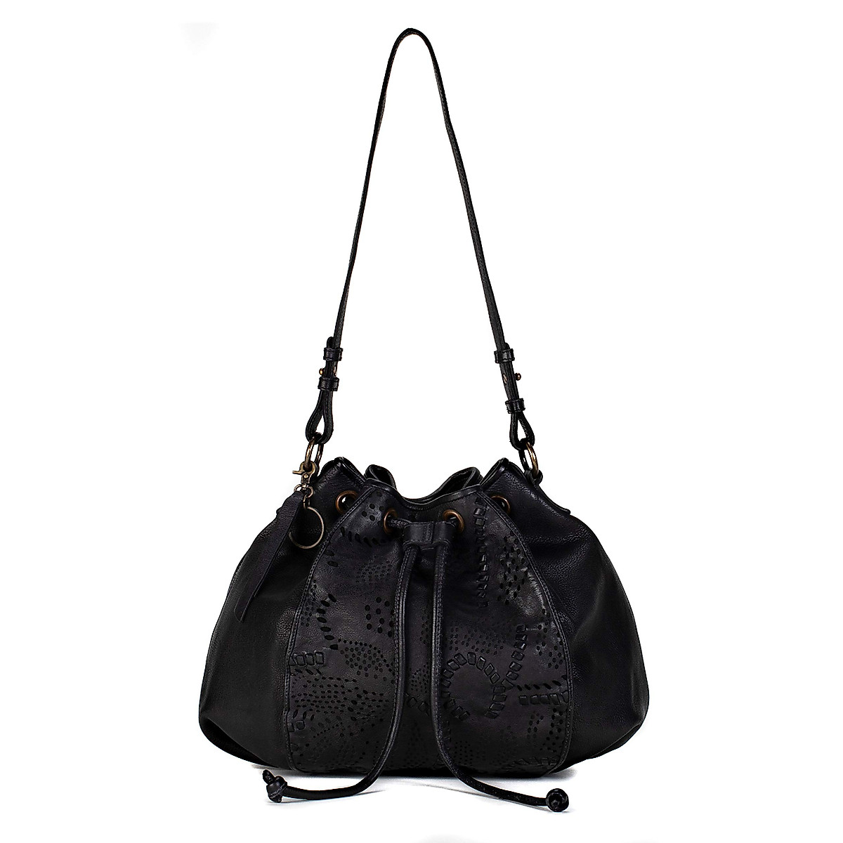 Frye Vivian Bucket Bag, Black