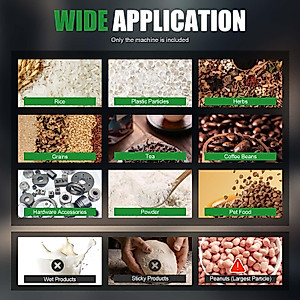 Filling Machine, 110V 10~999g Automatic Racking & Filling Machine Heavy Duty Particle Weighing Filler for Beans Tea Seed Grain