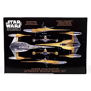 AMT Star Wars: The Phantom Menace N-1 Naboo Starfighter (Snap) 1:48 Scale Model Kit