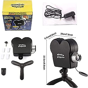 Halloween Holographic Projector with Tripod Halloween Party Lights 12 Built-in Movie Mini Window Home Theater Projector, Halloween Decorations