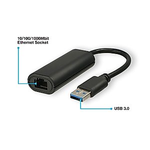 HomeSpot Bundle Bluetooth Audio Transmitter Adapter with Built-in Digital Mic aptX Low Latency with Network Adapter USB 3.0 to Ethernet RJ45 Gigabit LAN for 10/100/1000 Mbps for Nintendo Switch