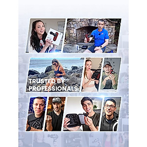 BOB AND BRAD Q2 Mini Massage Gun, Pocket-Sized Deep Tissue Massager Gun, Portable Percussion Muscle Massager Gun, Ultra Small & Quiet Muscle Massage Gun with Carry Case, FSA and HSA Eligible -Red