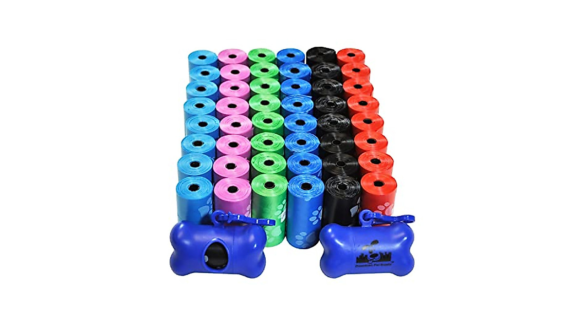 Downtown Pet Supply Rainbow Dog Poop Bags - 1000 CT