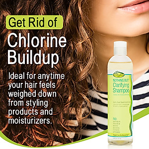 NOTHING BUT Clarifying Shampoo Sulfate-Free Detox for Natural Hair - Hair Shampoo - Removes Buildup - 12oz - Single
