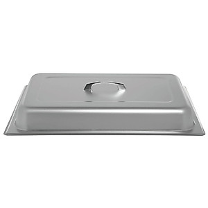 HUBERT Steam Table Pan Hotel Pan Cover Full Size Stainless Steel Dome