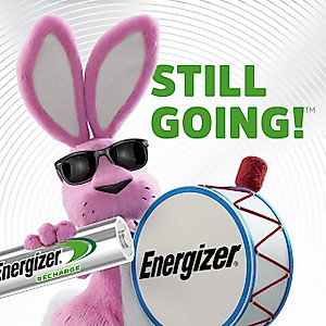 Energizer Recharge Power Plus AA 2300 mAh Rechargeable Batteries, Pre-Charged, 4 Count