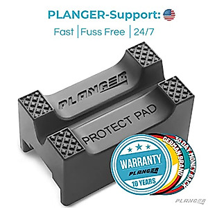 PLANGER® - Protect Pad –Rubber Axle Stand Pad – Protect Your Car When Jacking It Up with a Jack Stand – Made from Highly Durable Rubber