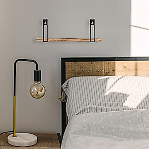 Floating Book Shelves for Wall Living Room Kitchen & Home | Sturdy Floating Bookshelf & Wall Decor for Home Kitchen & Bathroom | Easy to Install Shelves for Bedroom & Kitchen Shelves by Cotea