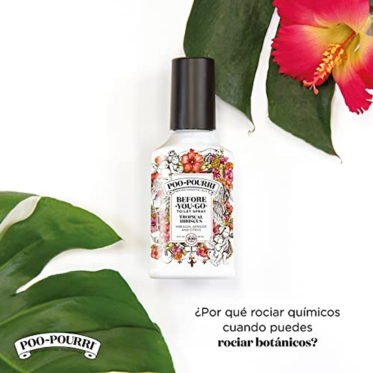 Poo-Pourri Before-You-go Toilet Spray, Tropical Hibiscus 10 ml, (Pack of 1)