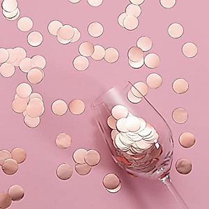 Confetti Cannon - Pack of 6 Rose Gold Poppers - Confetti Shooters for New Year's Eve, Birthday, Graduation, Party, Weddings - Confetti Launchers for any Celebration