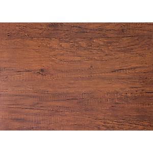 Wood Grain Contact Paper 23.6" X 118" Removable Vinyl Film Red Brown Wood Wallpaper Peel and Stick Textured Self-Adhesive Shelf Panel Decorative Wall Liner Apply for Old Furniture Kitchen Cabinets