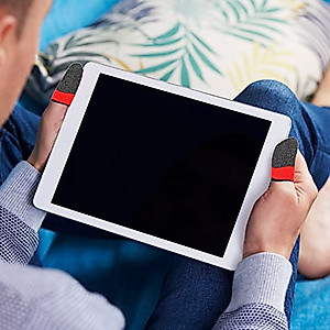 PartyKindom 4pairs Game Finger cot Game Finger Stabilizer Anti- Slip Finger Sleeve Game Finger Controller Glove Finger Covers Game Finger Protector Thumb Sleeve Cell Phone Fiber Gloves